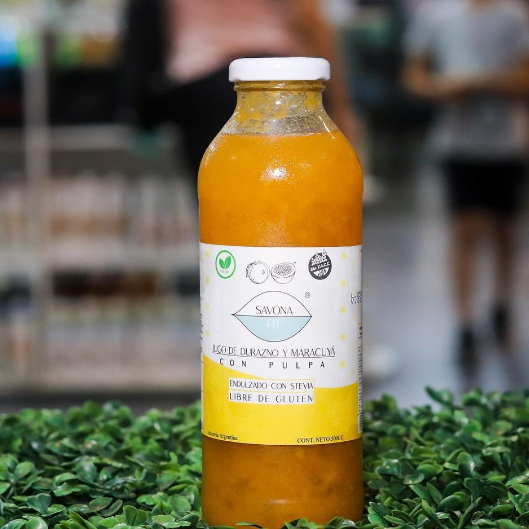SAVONA FIT JUGO DURAZNO MARACUYA 500 ML
