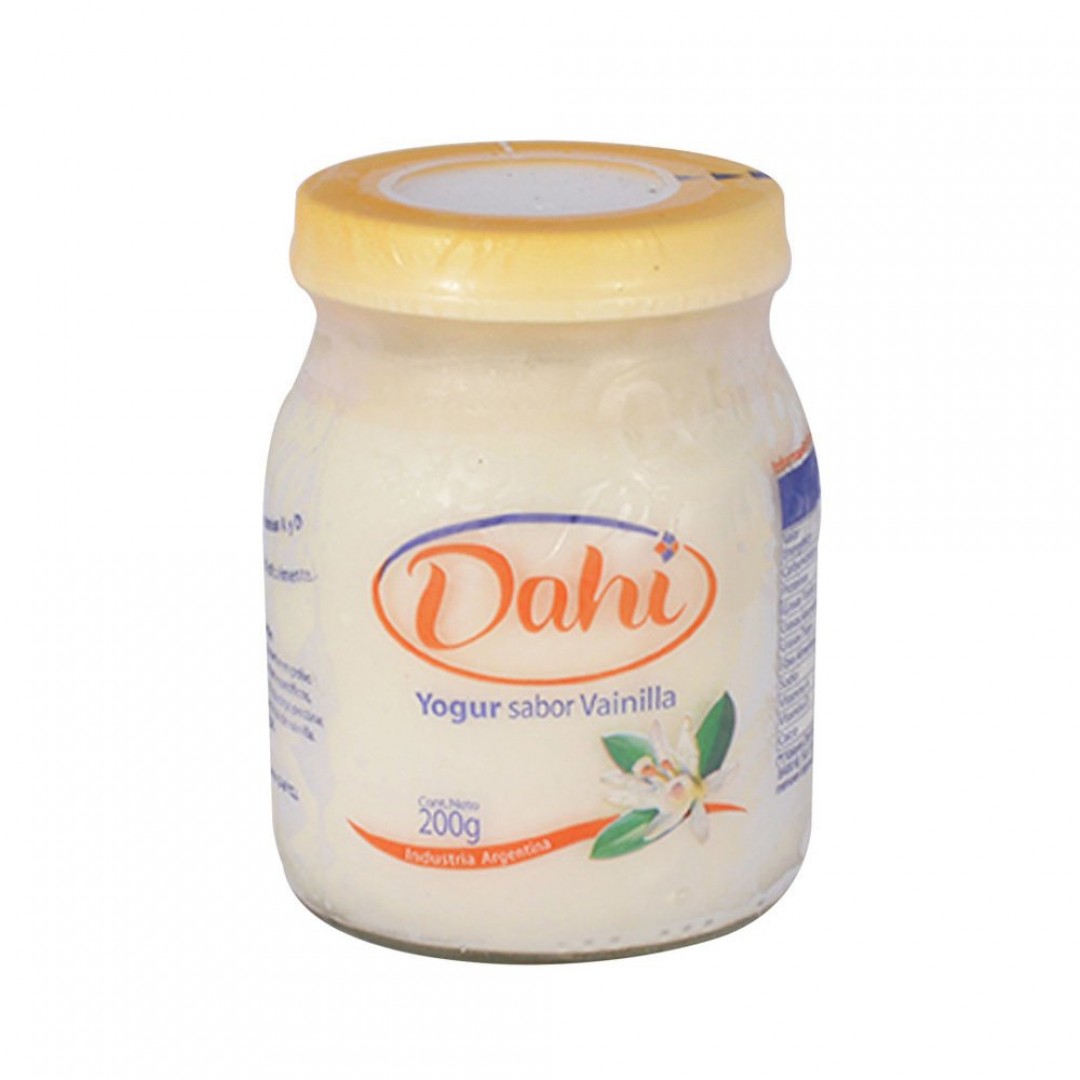 DAHI YOGUR VAINILLA ENTERO 200 GR