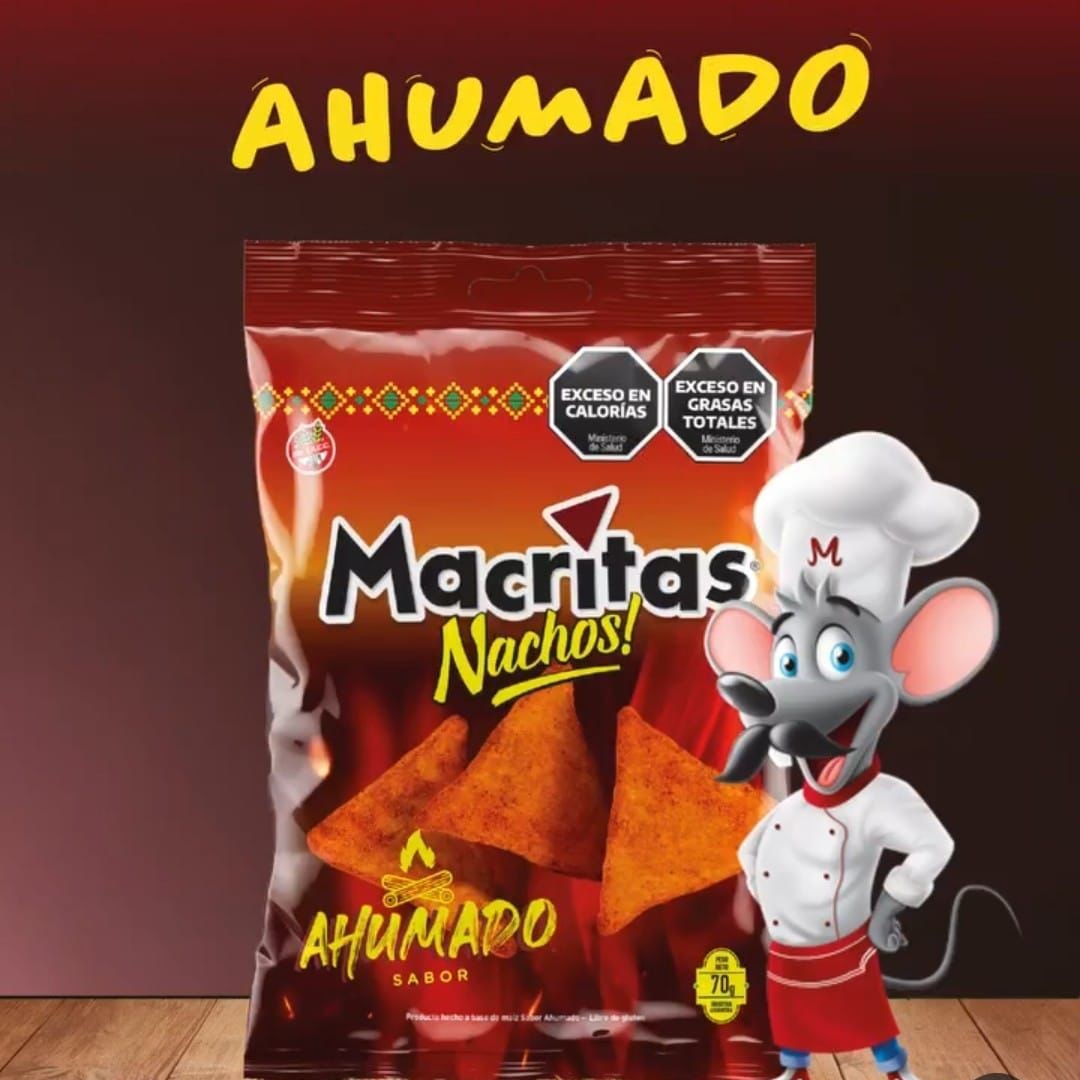 MACRITAS NACHOS AHUMADOS 90 GR